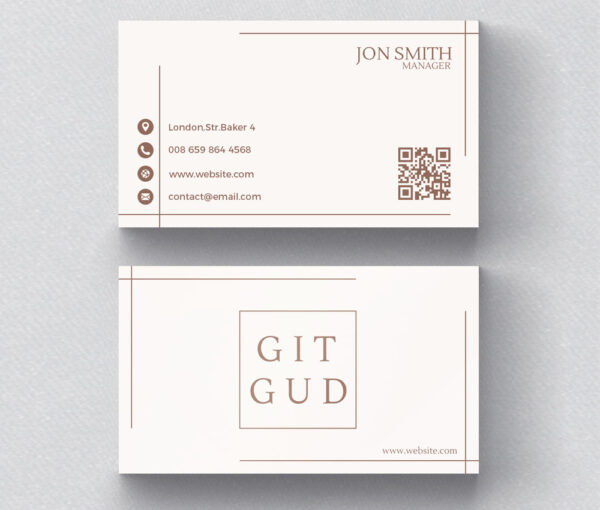 Gold Foil Business Cards – Matt Lamination & Silk Finish