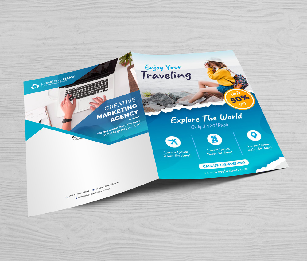 A5 4pp Folded Leaflets – Premium Printing for Brochures & Menus