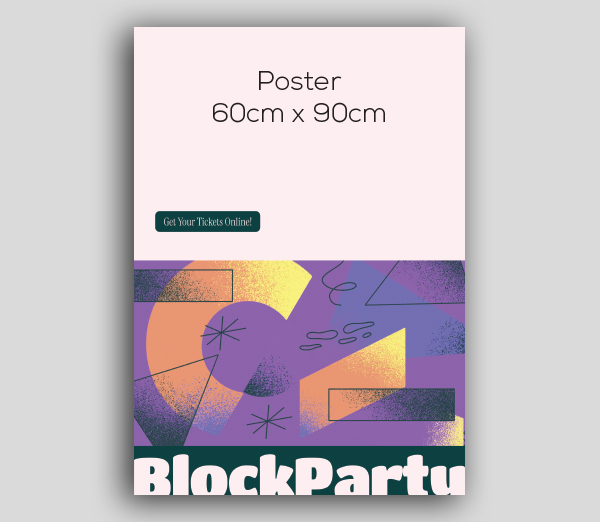 60 cm × 90 cm Poster Printing – High-Quality, Same-Day Collection